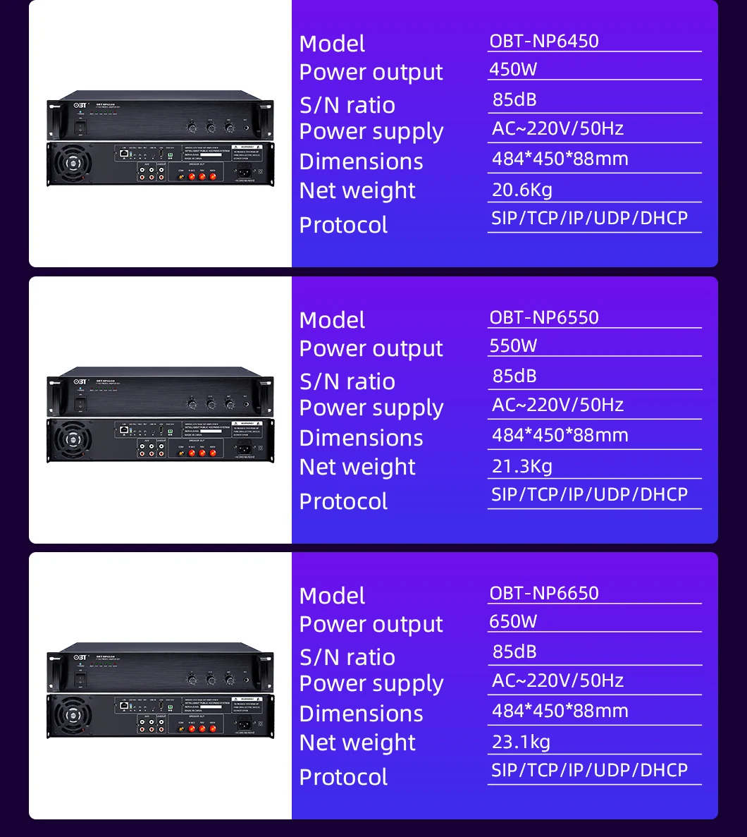 Pa Public Address System Broadcasting Digital 450 Watts Sip Network ...