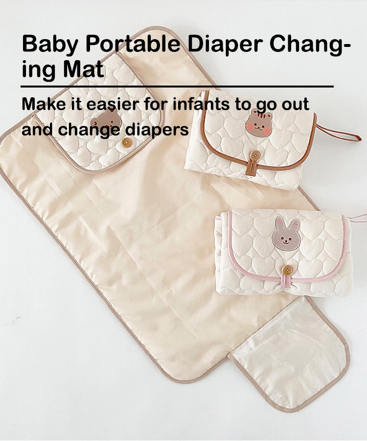 Ins Baby Portable Diaper Changing Mat - Foldable & Eco-friendly