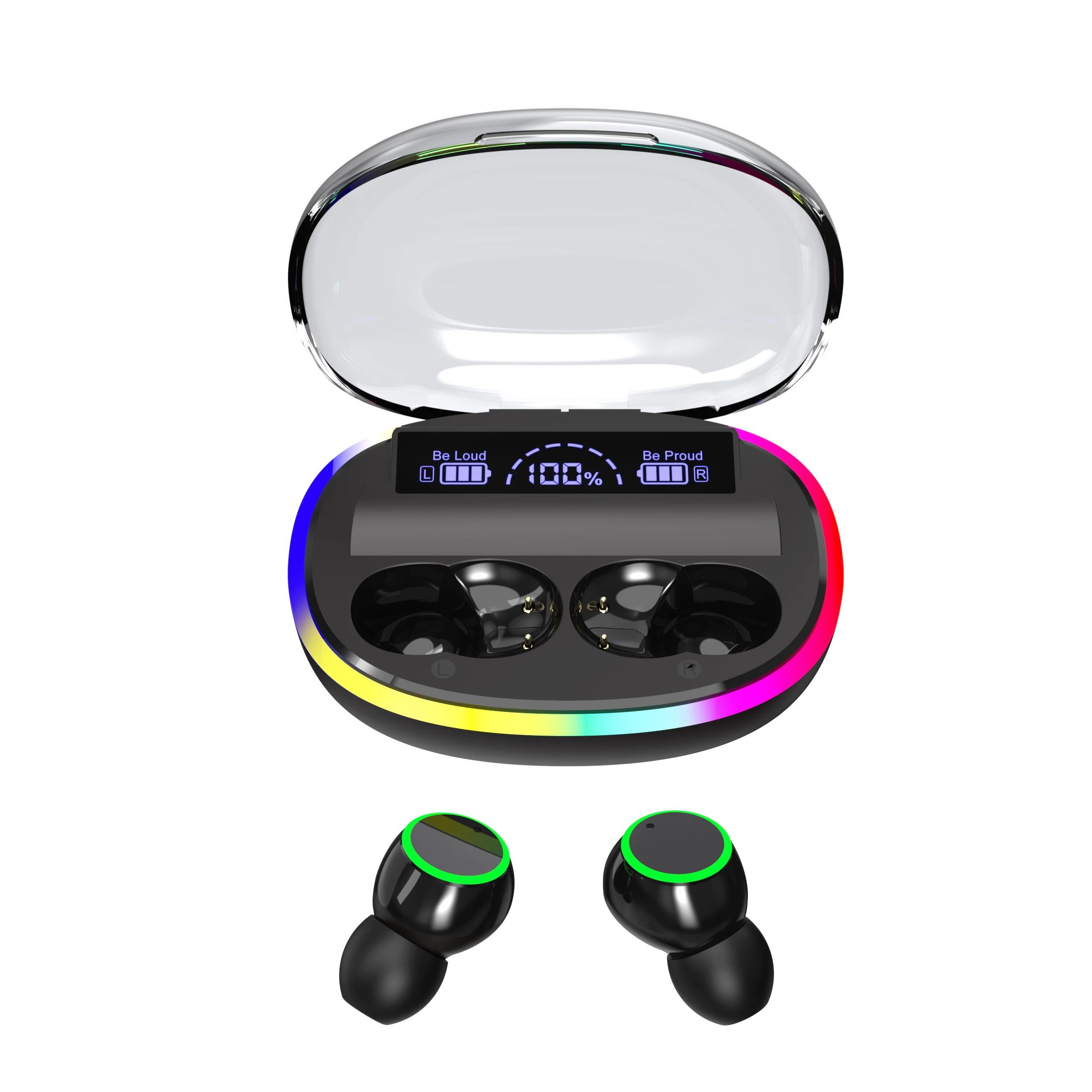 Touch Control Powerbank LED Display Power Bank Earbuds Wireless Tws ...