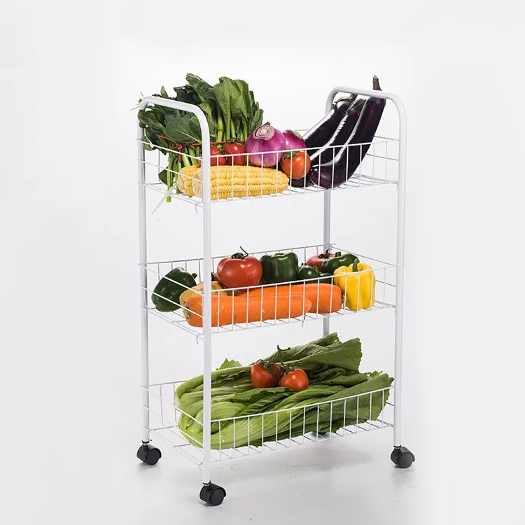 Modern Design Dormitories Storage Organizer Trolley Kitchen Storage ...