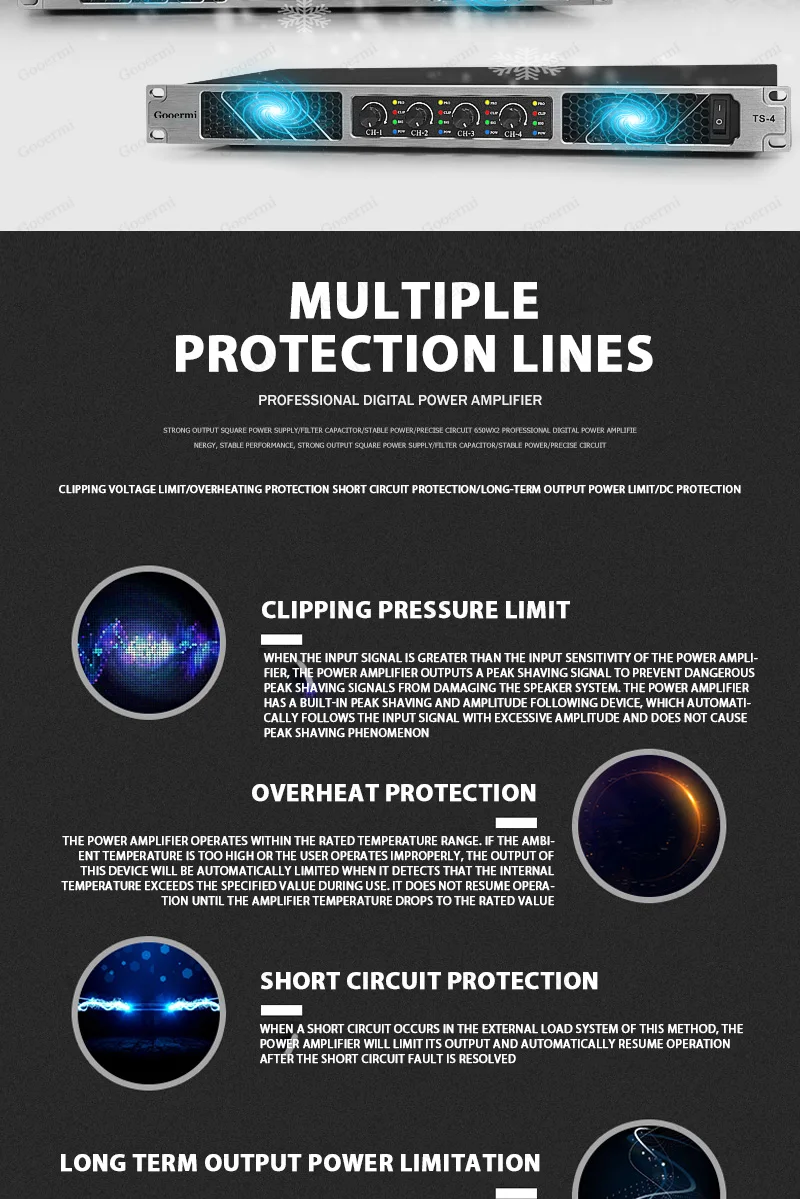 10000 Watt Power Amplifier - High Quality Digital Amplifier