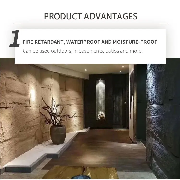 Indoor Outdoor PU Stone Wall Panels - Durable & Stylish
