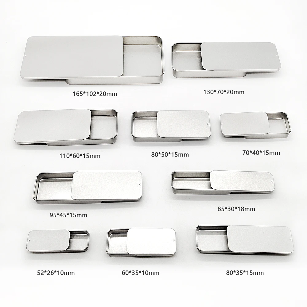 Custom Small Metal Hinge Tin Box - Perfect for Gift Packaging