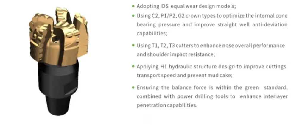 Various Types Of Pdc Bit Pdc Drill Bit Diamond Bit For Oil Drilling ...