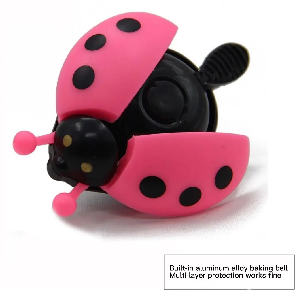 Bike Bell For Kids New Aluminum Alloy Bicycle Bell Lovely Kid Beetle Mini Cartoon Lady Bug Bell ...