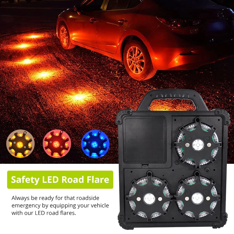 USB Rechargeable Traffic Warning Lights - Efficient & Reliable