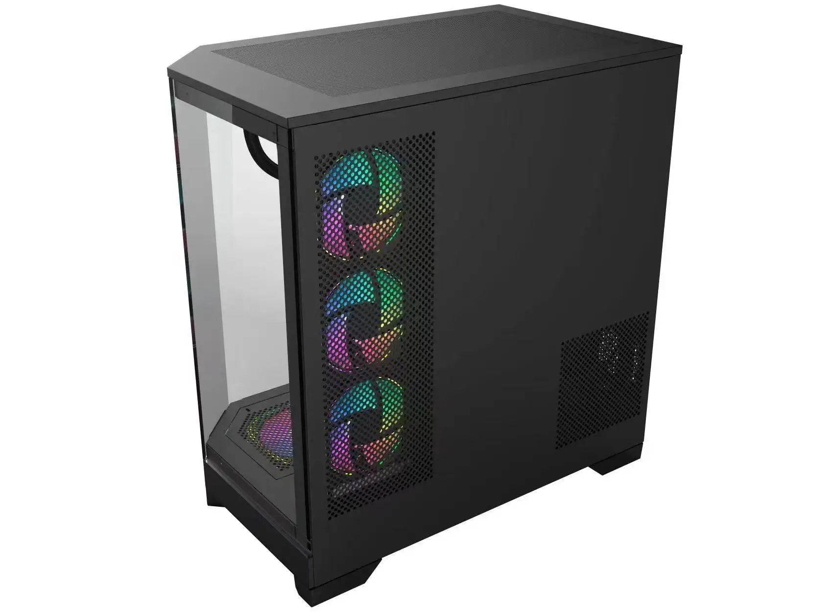 Sama New Design Gamming Computer Case Tempered Glass Desktop Computer ...