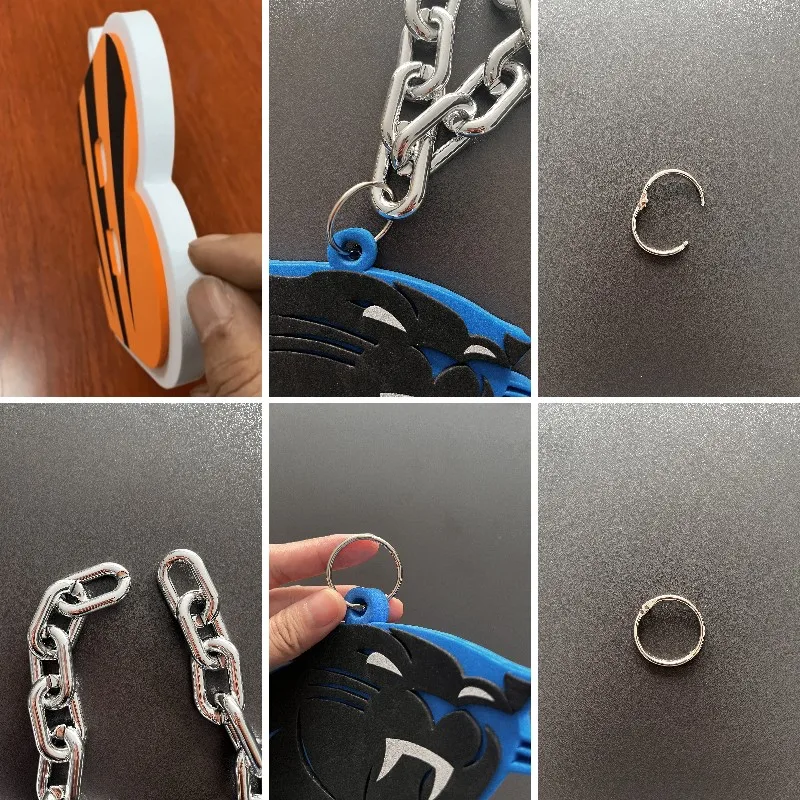 Custom Logo Football Team Fan Necklace - EVA Foam Chain