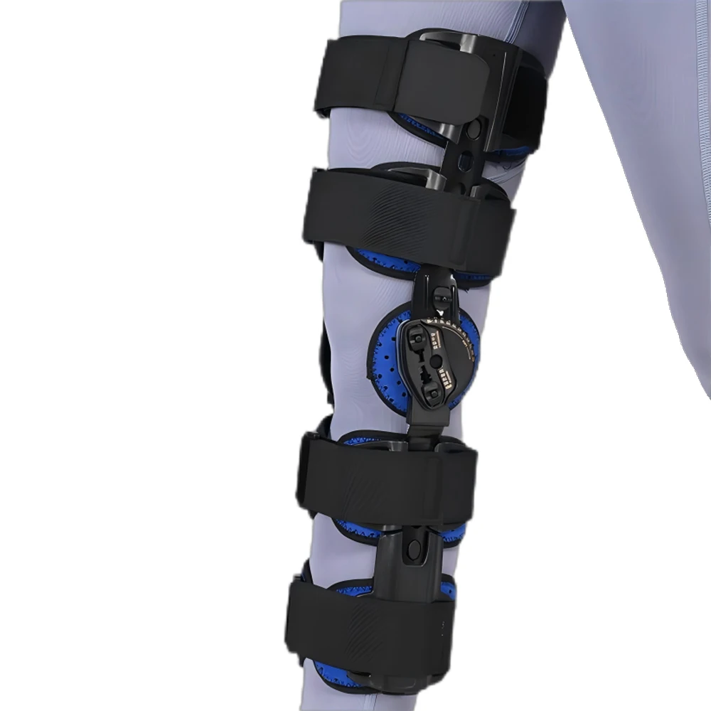 Professional Hinged Knee Joint Fixator Brace with Strap for Pain Relief ...