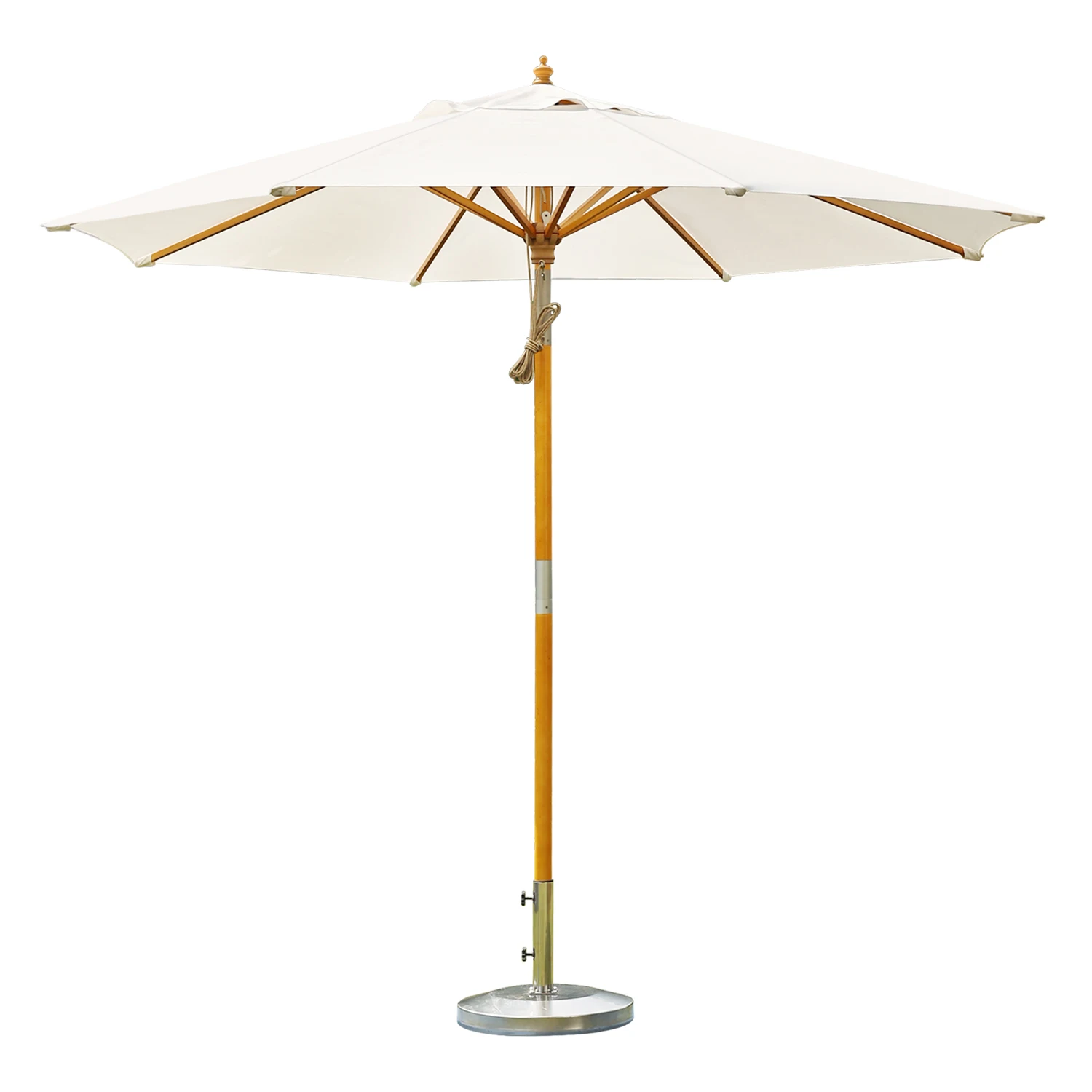 Elegant Large Wood Garden Parasols - Enhance Your Outdoor Space! - Buy ...