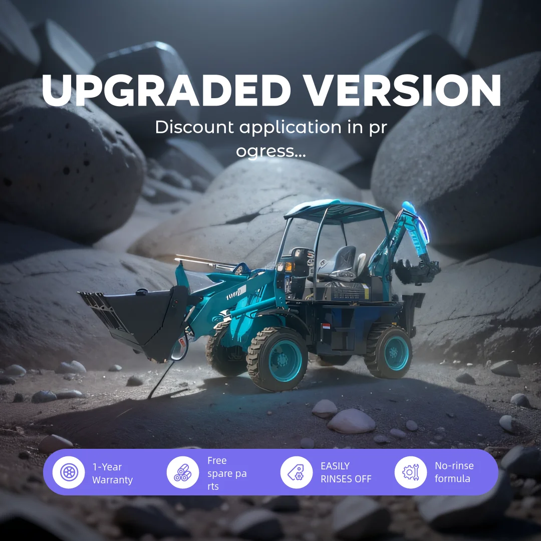 Mini Retroexcavadora Farm Tractor Backhoe Excavator Loader 4x4 Backhoe ...