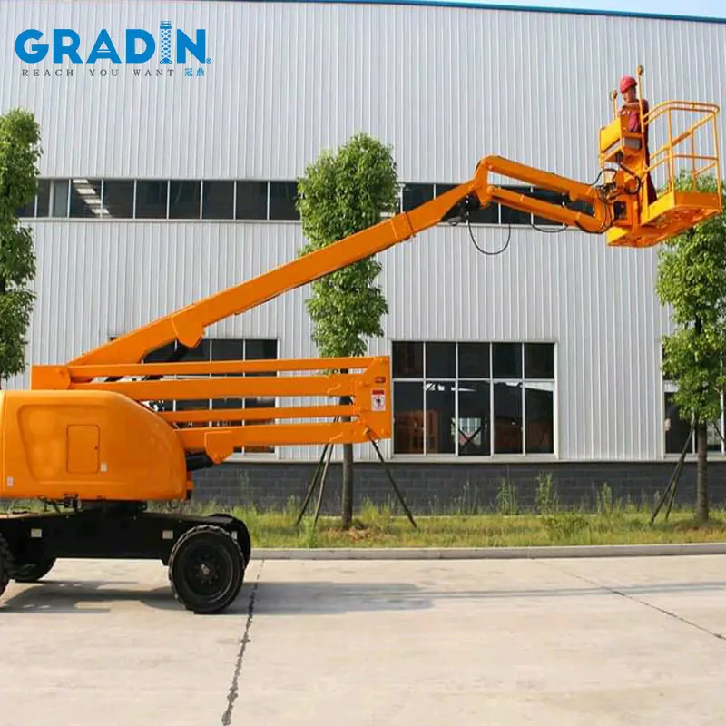 26m Meter Articulated Boom Lift Self-propelled Articulating Boom Lift ...