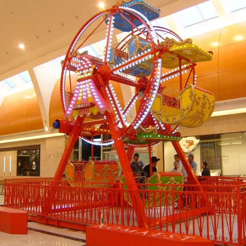 Small Game Kiddie Mini Ferris Wheel Amusement Rides For Kids Ferris ...