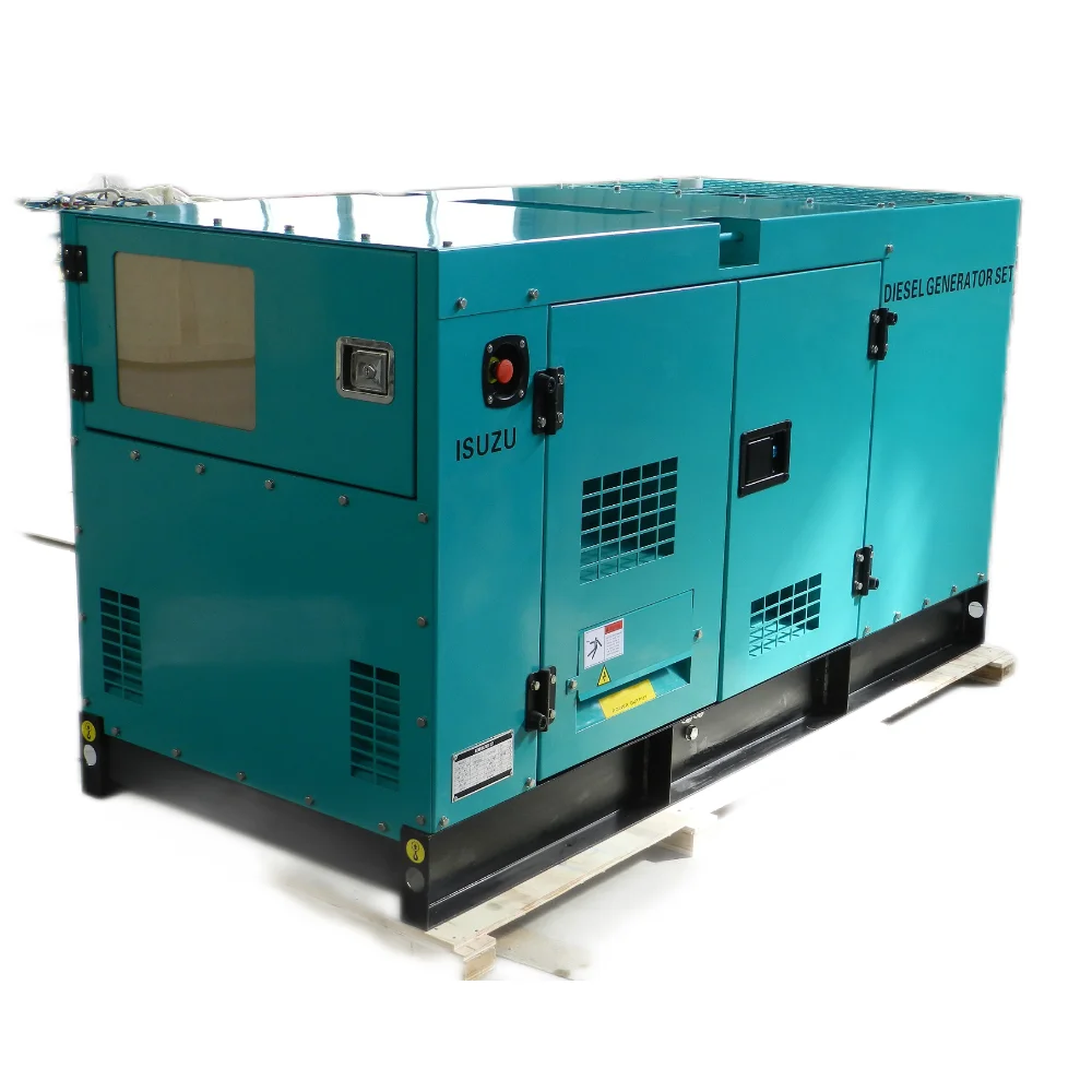 10kw 15kva Three Phase 380v 400v Diesel Air-cooled Generator Silent ...