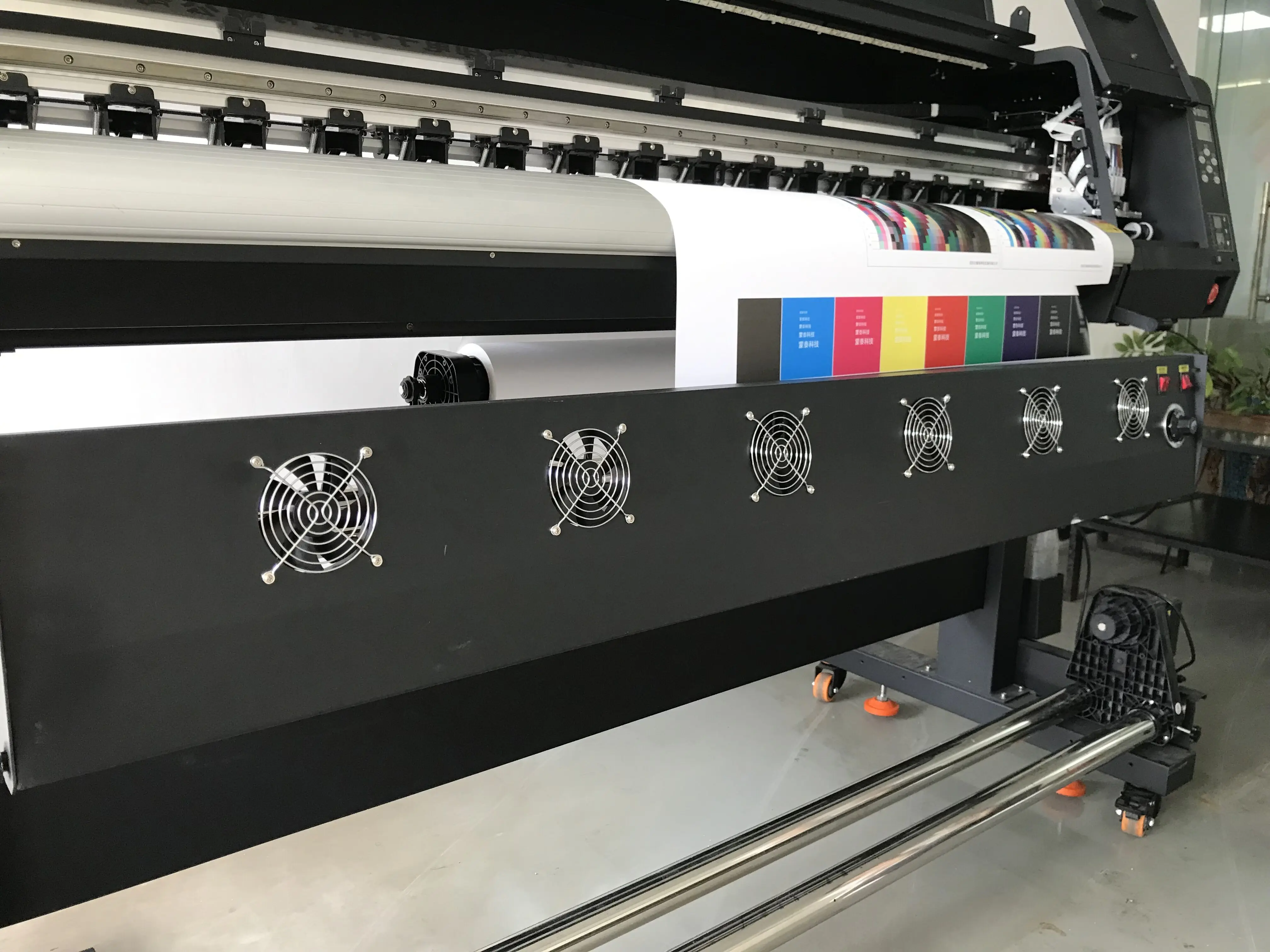 1.9m China Plotter Large Format Poster Canvas Printer Eco Solvent ...