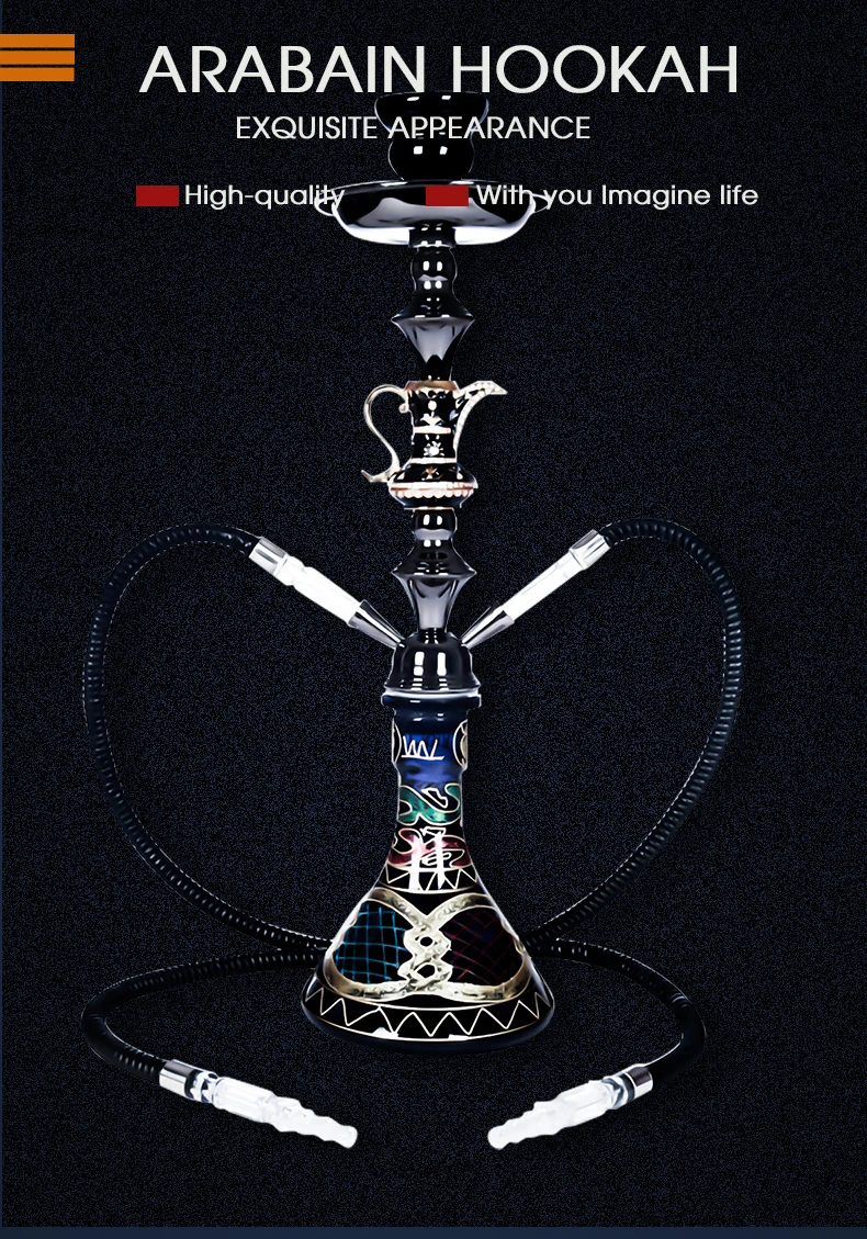 Double Pipe Hookah Nargile Hookah Customized Deluxe Smoking Accessories ...
