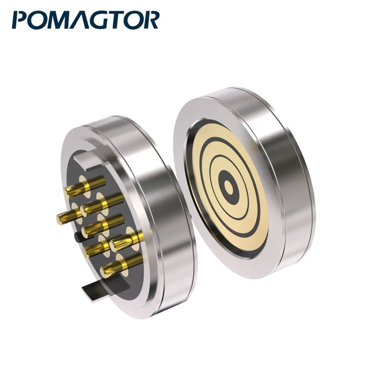 Factory Customization Female and Male 2 4 Pin Round Magnetic Pogo Pin Connector| Alibaba.com