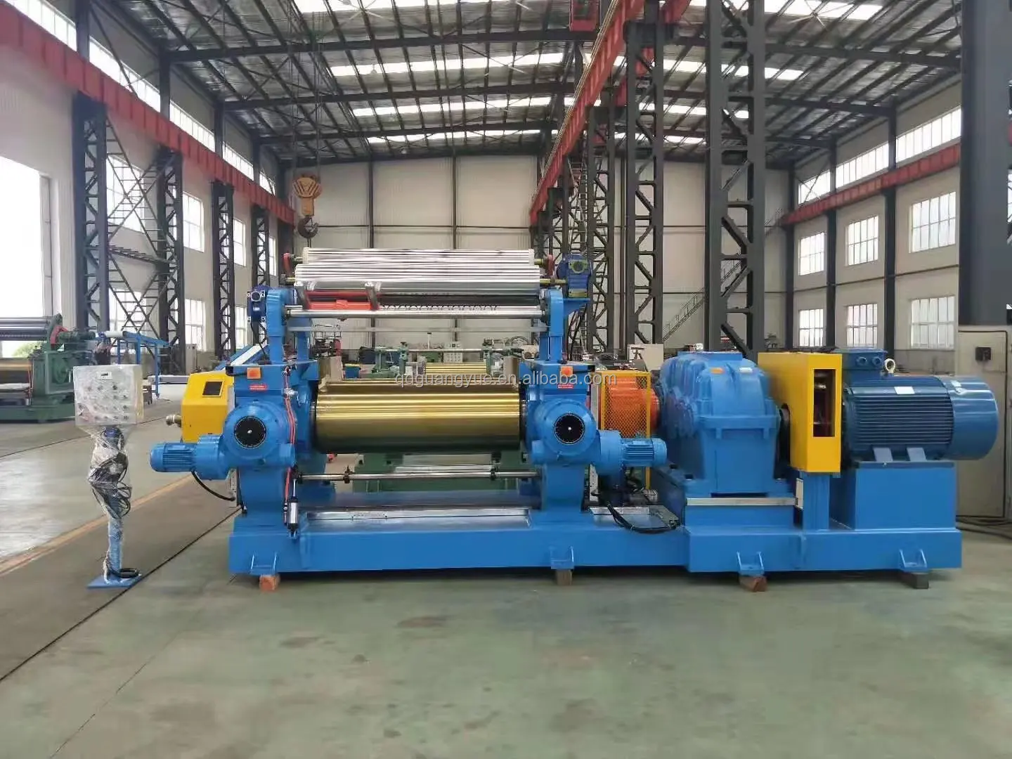 14'' Open Two Roll Rubber Mixing Mill - Energy Saving & Video Inspection