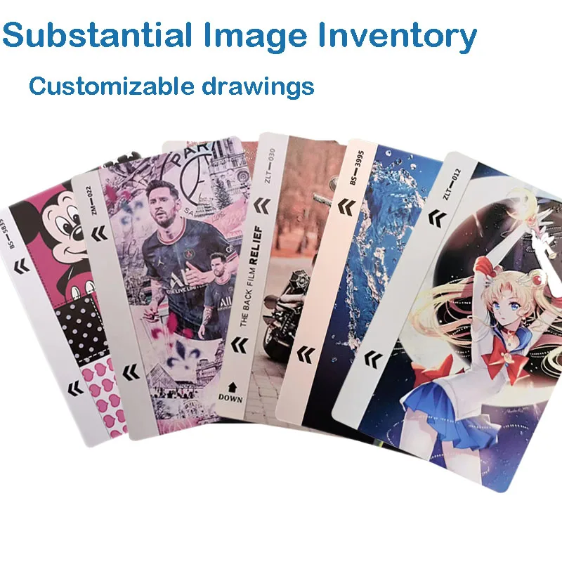 Cartoon Back Film Sticker 3d Embossed Back Film Customized Protective ...