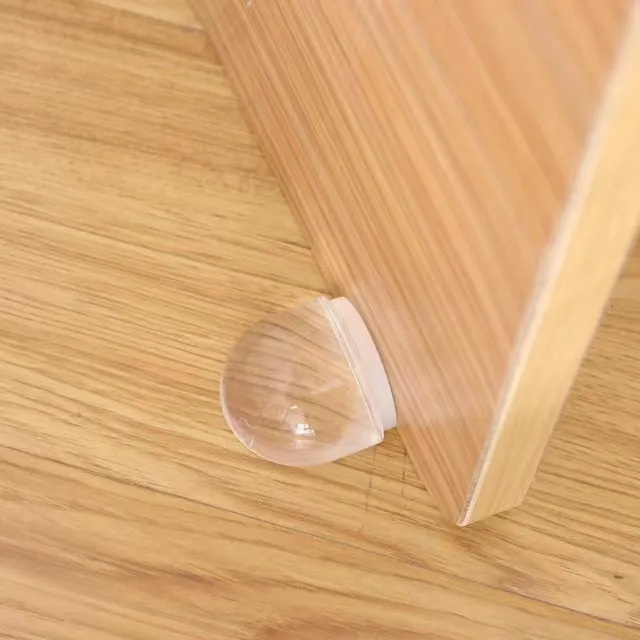 Clear Acrylic Door Stopper - Self Adhesive Protection