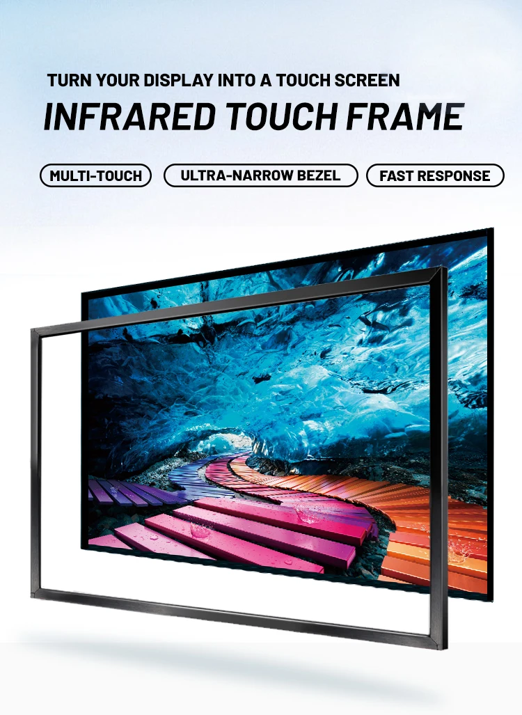 43 Inch Ir Touch Overlay Kit 40 Points Infrared Touch Frame For ...