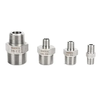 304 Stainless Steel Hexagonal Male Joint High Pressure Connection ...