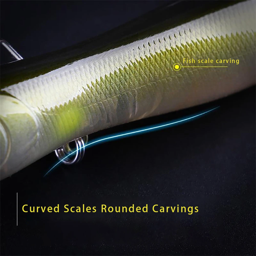 10 Color Catfishing Floating Rattle Sound Louder Super Spook Fishing ...