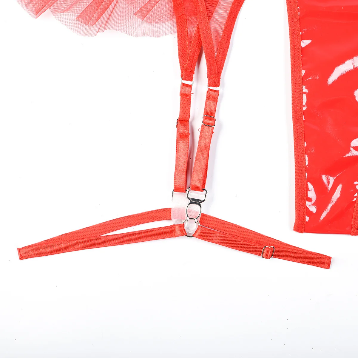 King Mcgreen Star Latex Sexy Lingerie Undies Cut Out Bra Porn Underwear