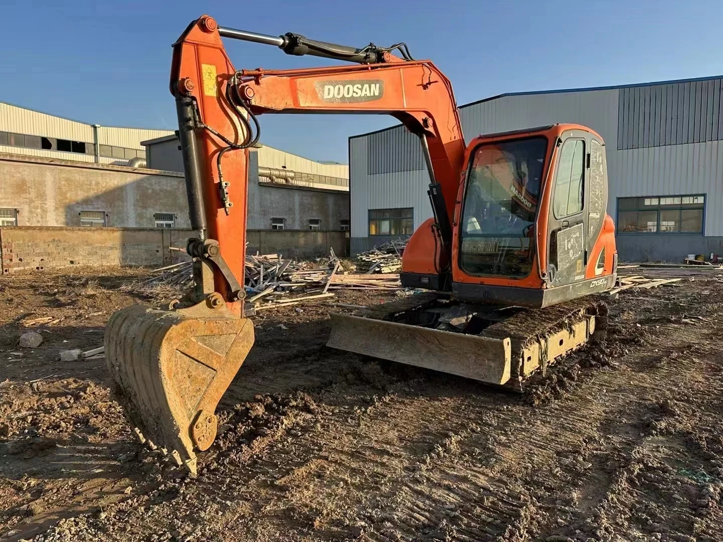 Superior Performance Used Original Crawler Backhoe Excavator Doosan ...