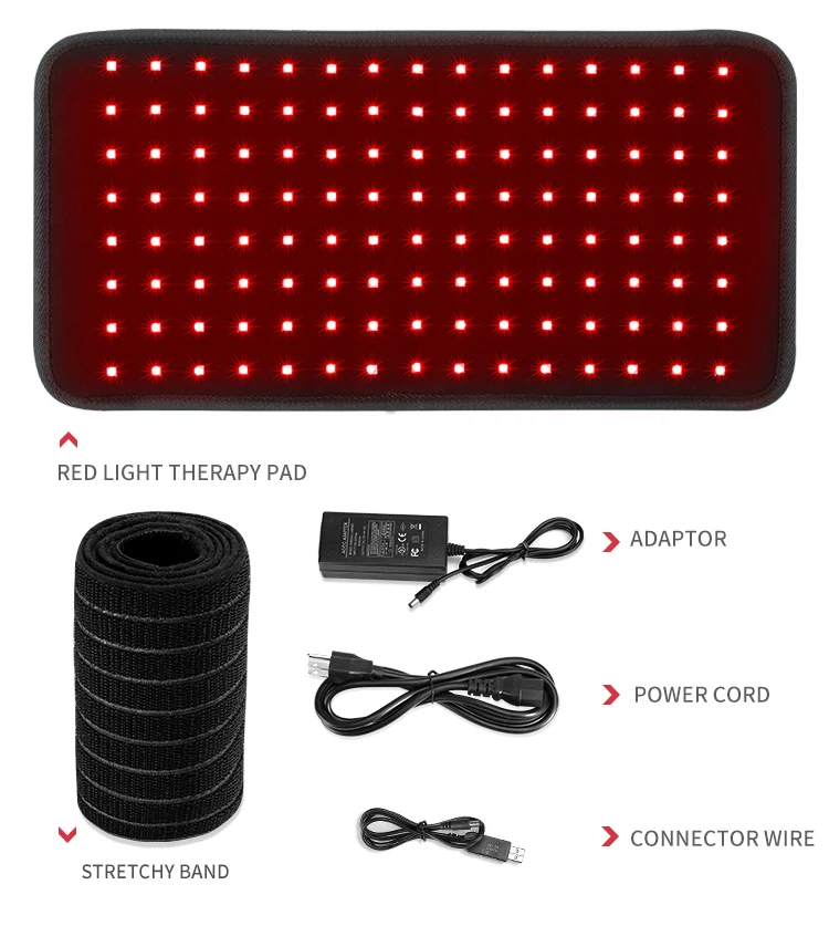 Kinreen 850 Nanometer Infra Belt Wrap Mat LED Red Light Therapy Pad