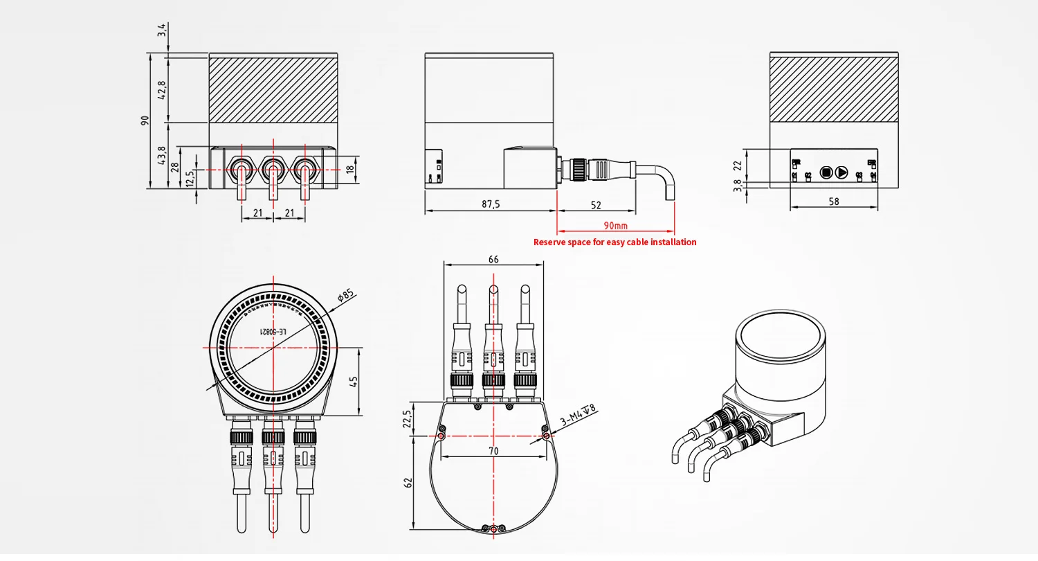 High Quality AMR AGV Sensor for 360 Degree Object Detection with Long ...