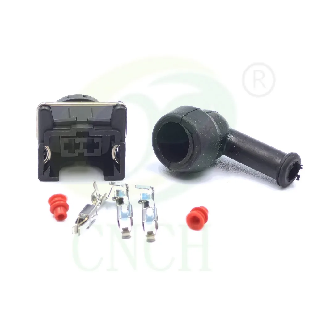 Alibaba.com: 2 Pin LK-2 EV1 fuel injector connector kit with 90-degree ...