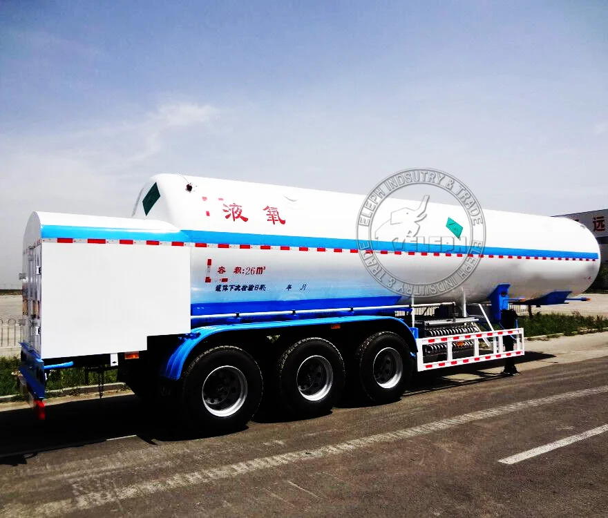 2025 New Cryogenic LNG Natural Gas Tank Truck Semi Trailer