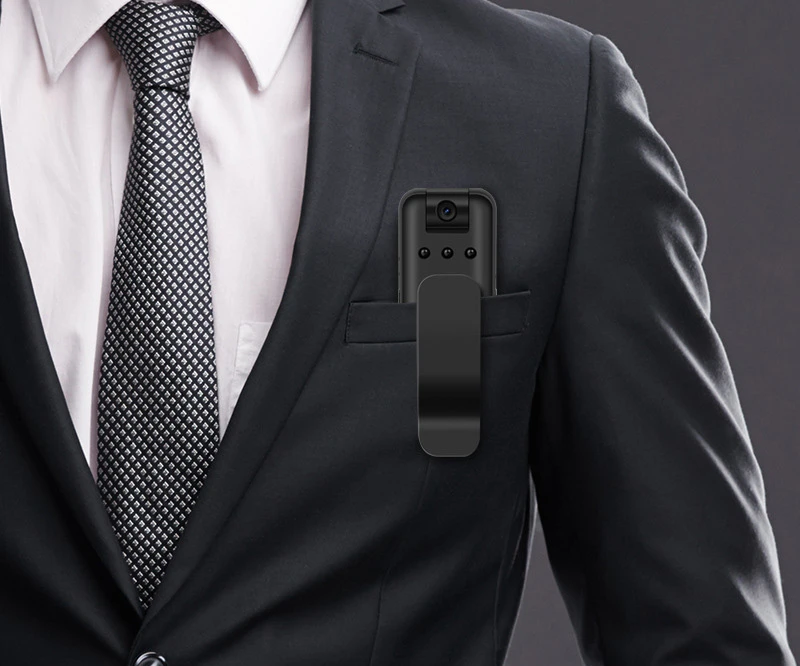 Portable Wearable Clip-on Mini Pocket Clip Camera with HD Video and ...
