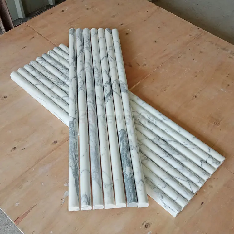 Interior Wall Outdoor Flute Marble Stone Round Flexible Fluted Panel ...