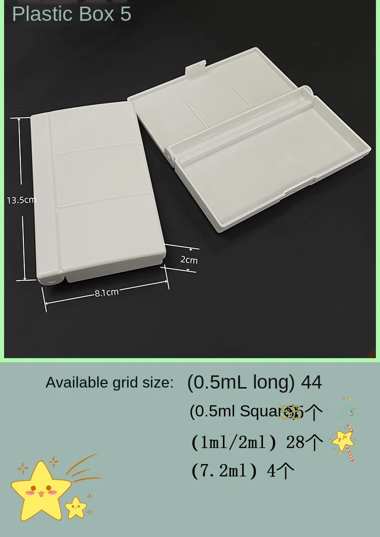 Watercolor Pigment Box,Empty Box,Bamboo Wood Walnut Wood Box,Color ...