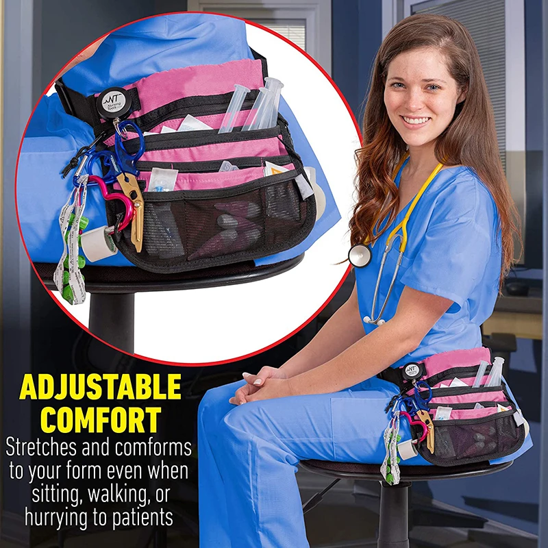 Hands Free Medical Waist Bag Organizer Hospital Nurse Tool Belt - Buy ...