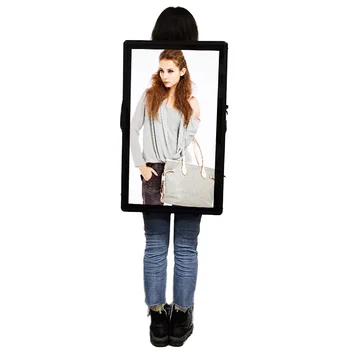 Portable Outdoor 4k Max Resolution Lcd Digital Signage Backpack Display ...