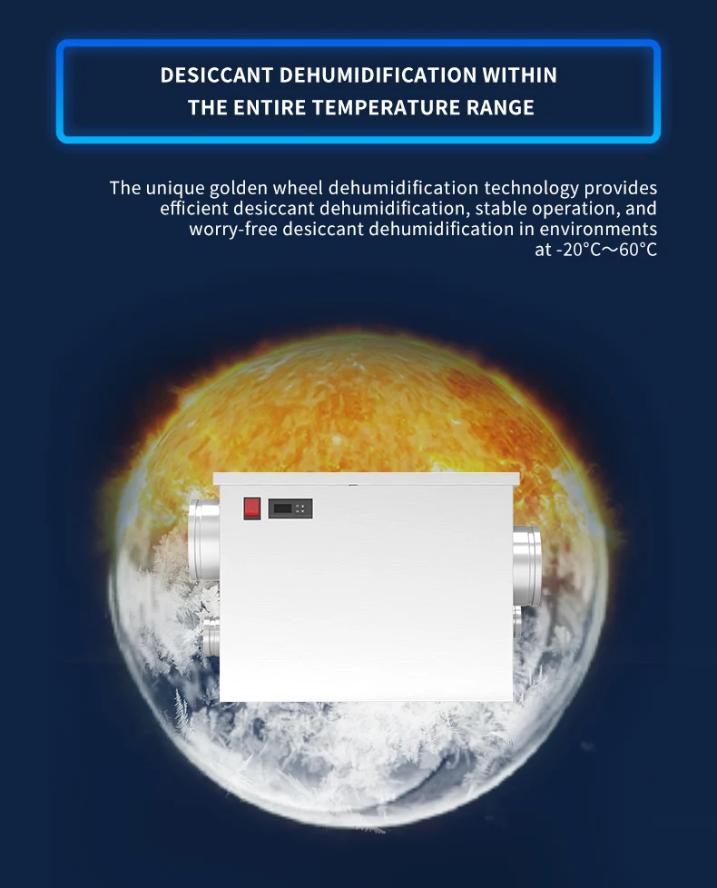 Josem E3 Desiccant Rotary Wheel Dehumidifier Adsorption Industrial ...