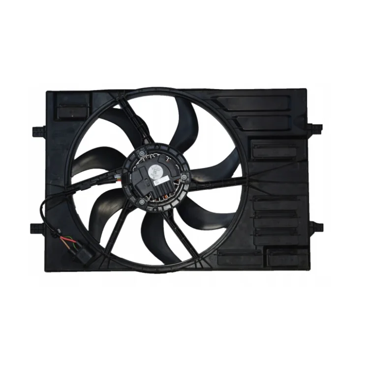 Auto Car Ac 12v Cooling Fan For Vw Golf 5q0959455an - Buy 5q0959455an ...