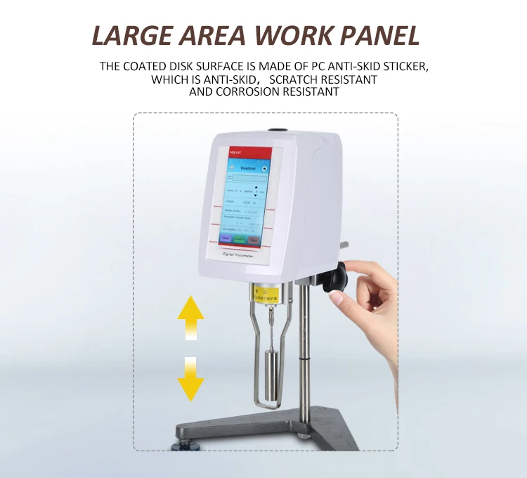 Digital Rotary Lab Viscometer with Temperature Probe and Data Output ...
