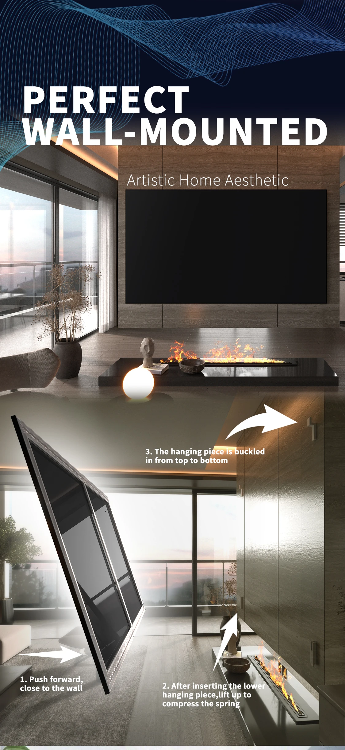 Wupro 130" Seamless Premium BSP PET ALR Projection Screen