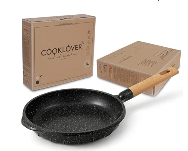 Cooklover White Color Nonstick Frying Pan 100% Pfoa Free Cookware ...