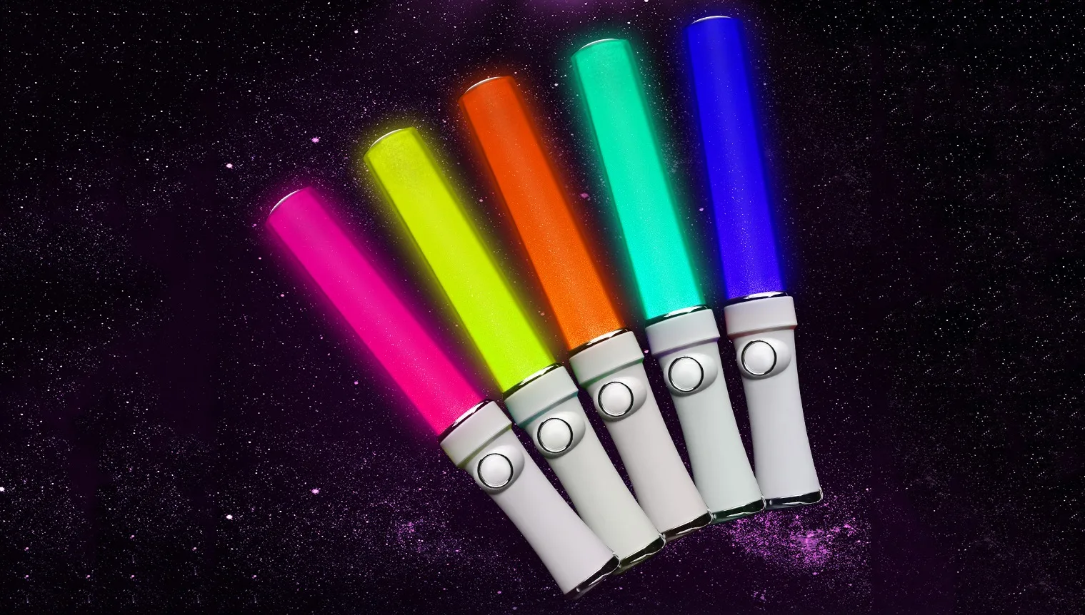 New Upgrade 15 Colors Concert Lightstick Multicolor Led Glow Light ...