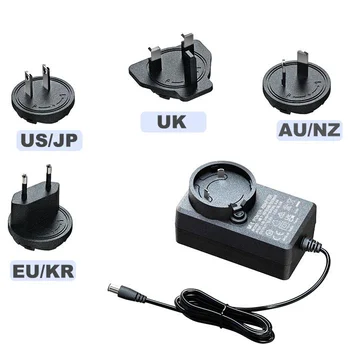 Multiple Interchangeable Plug Switch Adaptor 12v 1a 2a 3a 4a 5a Ac Dc ...