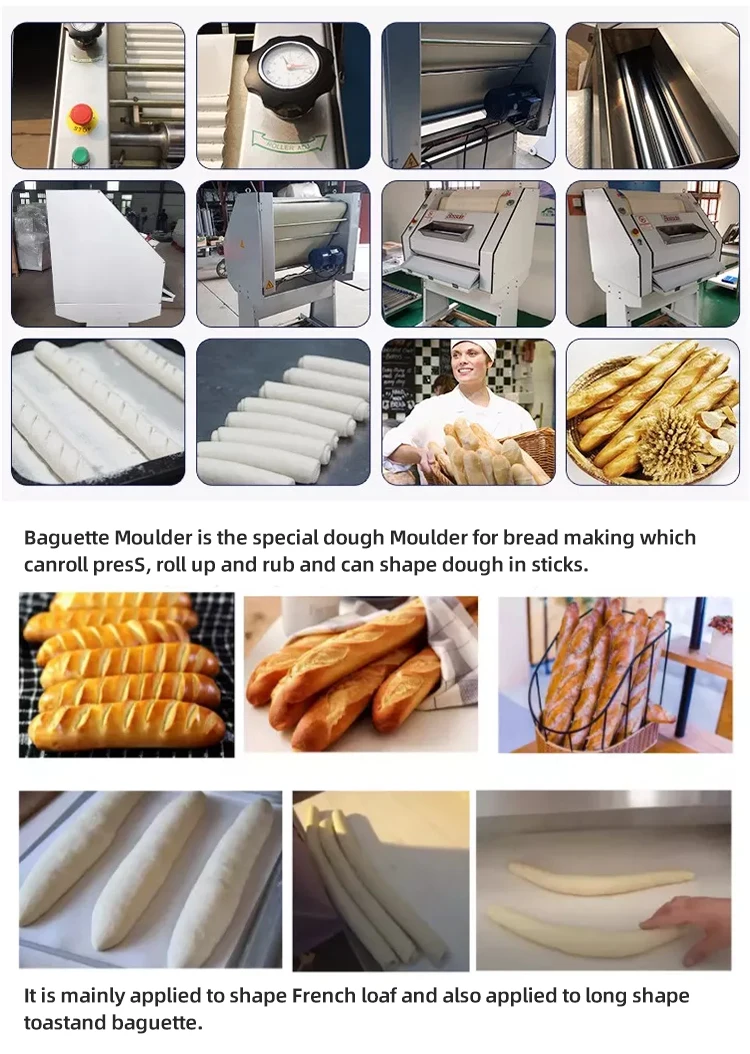 2023 Baguette Dough Rolling Making Device Conveyor Belt Stainless Steel ...