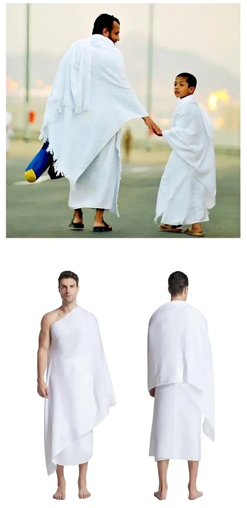 Slalat Muslim Ihram Ehram Ahram Hajj Haji Umrah Pilgrimage Towels - Buy ...