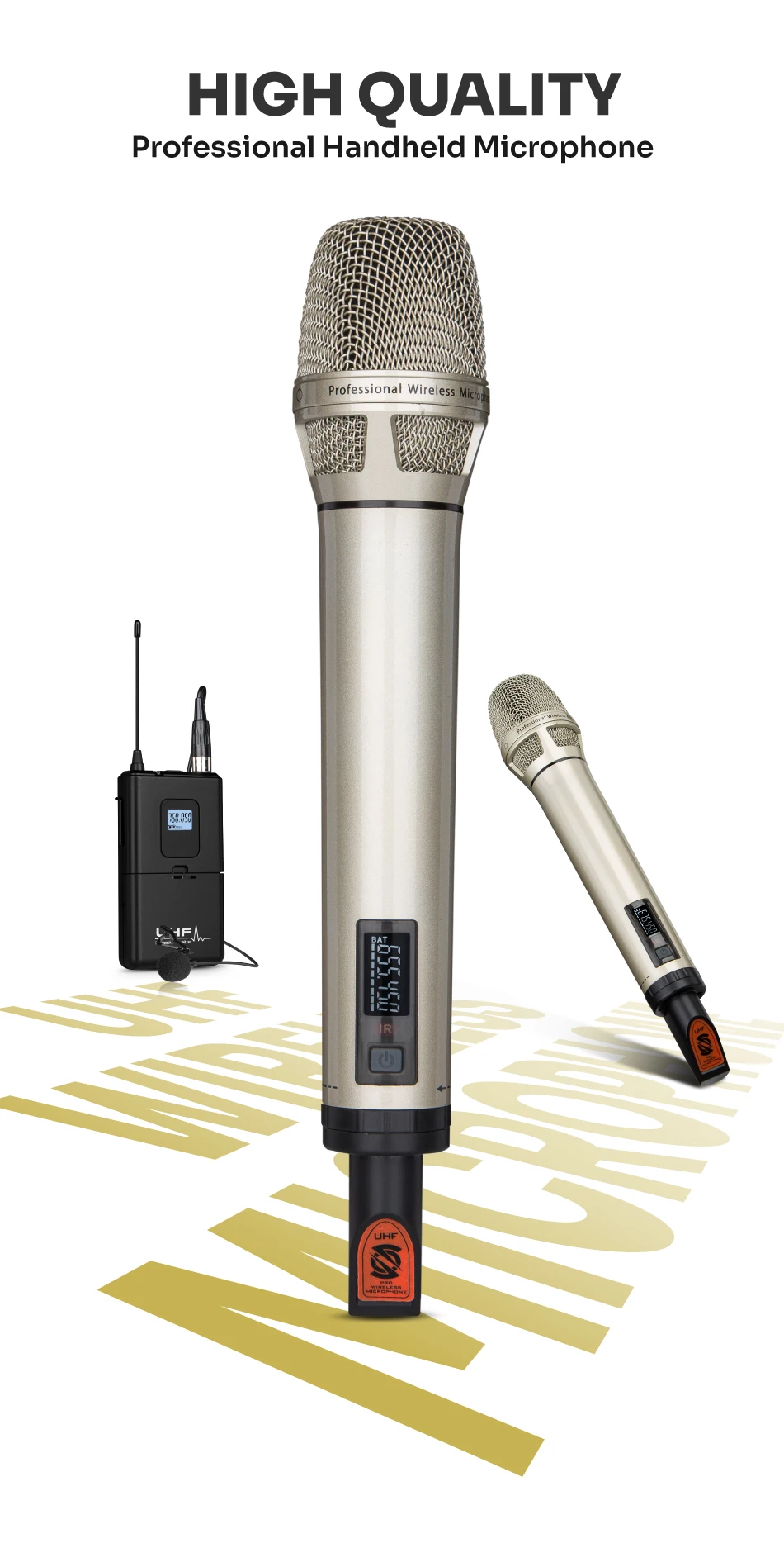 ST-9320 True Diversity Wireless Microphone for Outdoor Singing