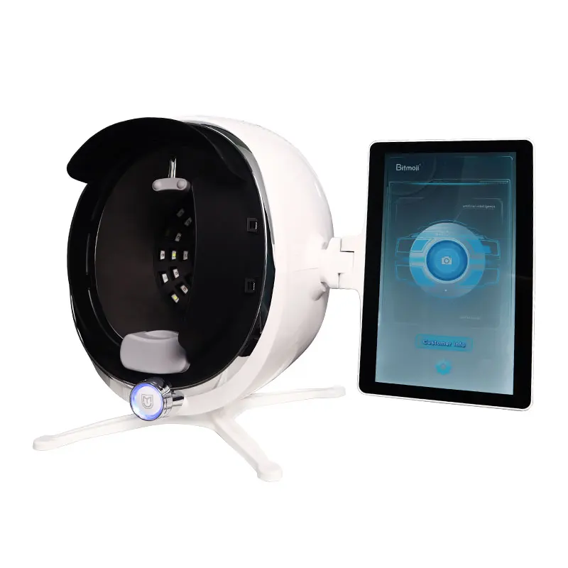 Moisture Detection Skin Analyzer Machine 3D Facial Skin Analysis ...