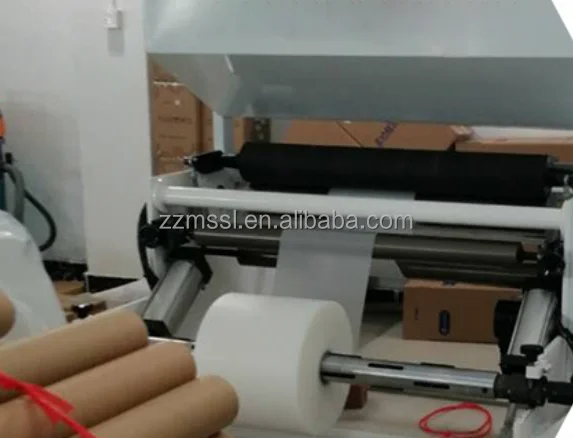 Manual Film Roll Rewinding Machine - Vinyl & Paper Rewinder